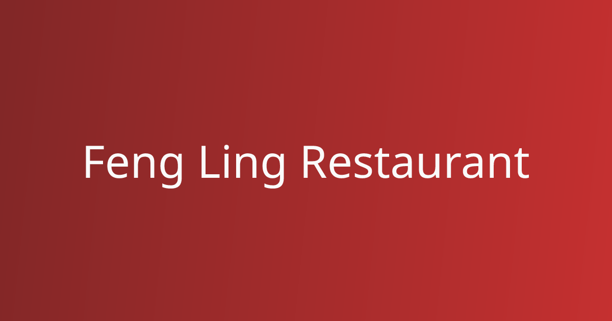 Best Chinese in Houston, TX | Feng Ling Restaurant | Order Online